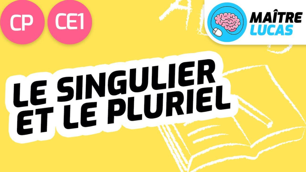 Le singulier et le pluriel, les distinguer au CP et CE1 - Maître Lucas