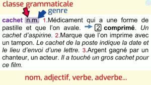Article de dictionnaire pour CM1 CE2 CM2 - Maître Lucas