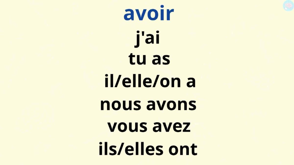 Conjugaison de être et avoir au présent - Maître Lucas