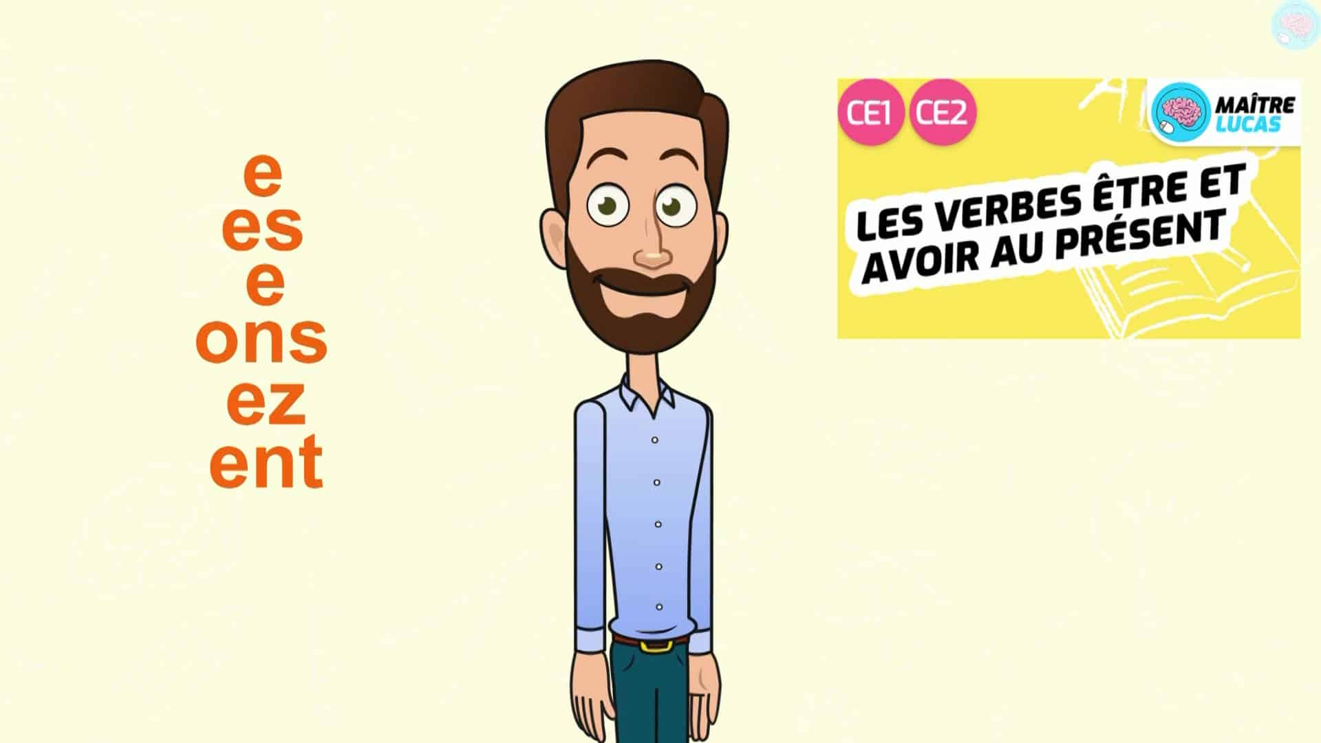 La conjugaison des verbes en -er au présent - Maître Lucas