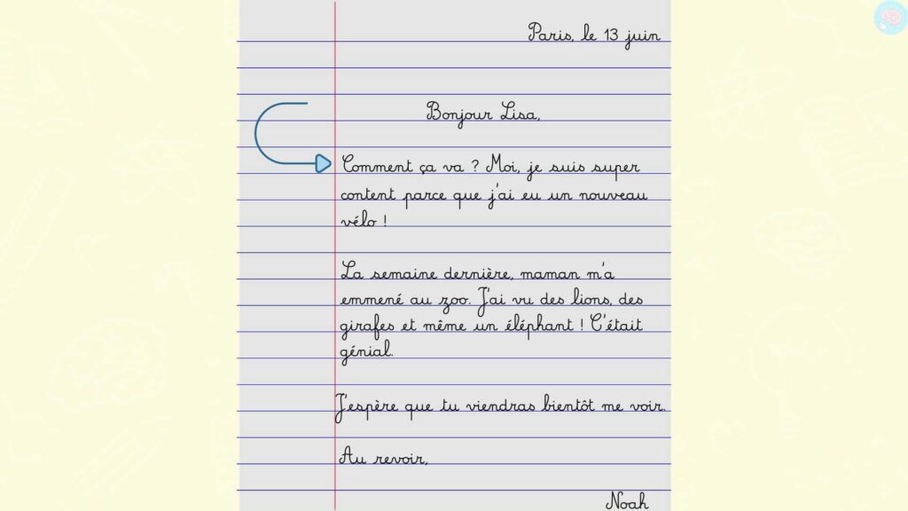 Écrire une lettre - CE1 CE2 - Maître Lucas