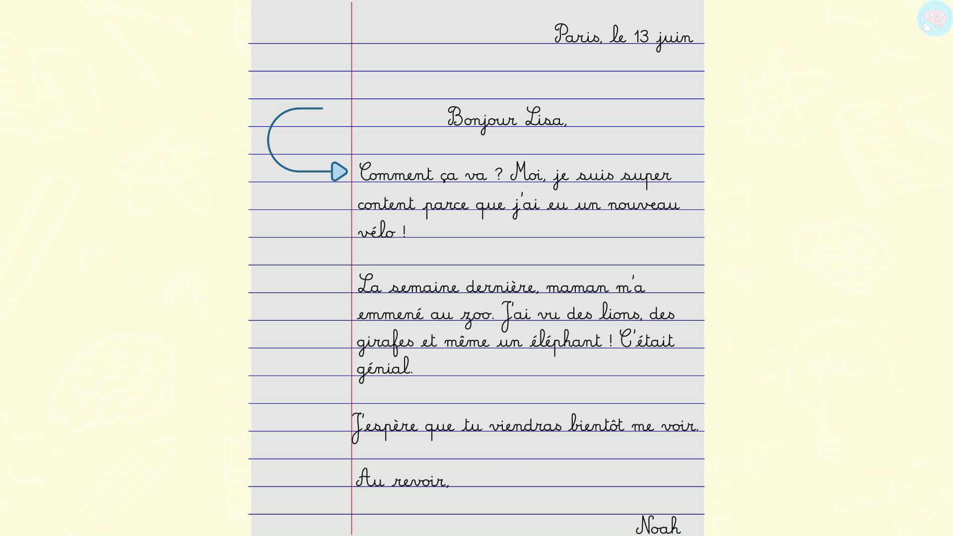 Écrire une lettre - CE1 CE2 - Maître Lucas