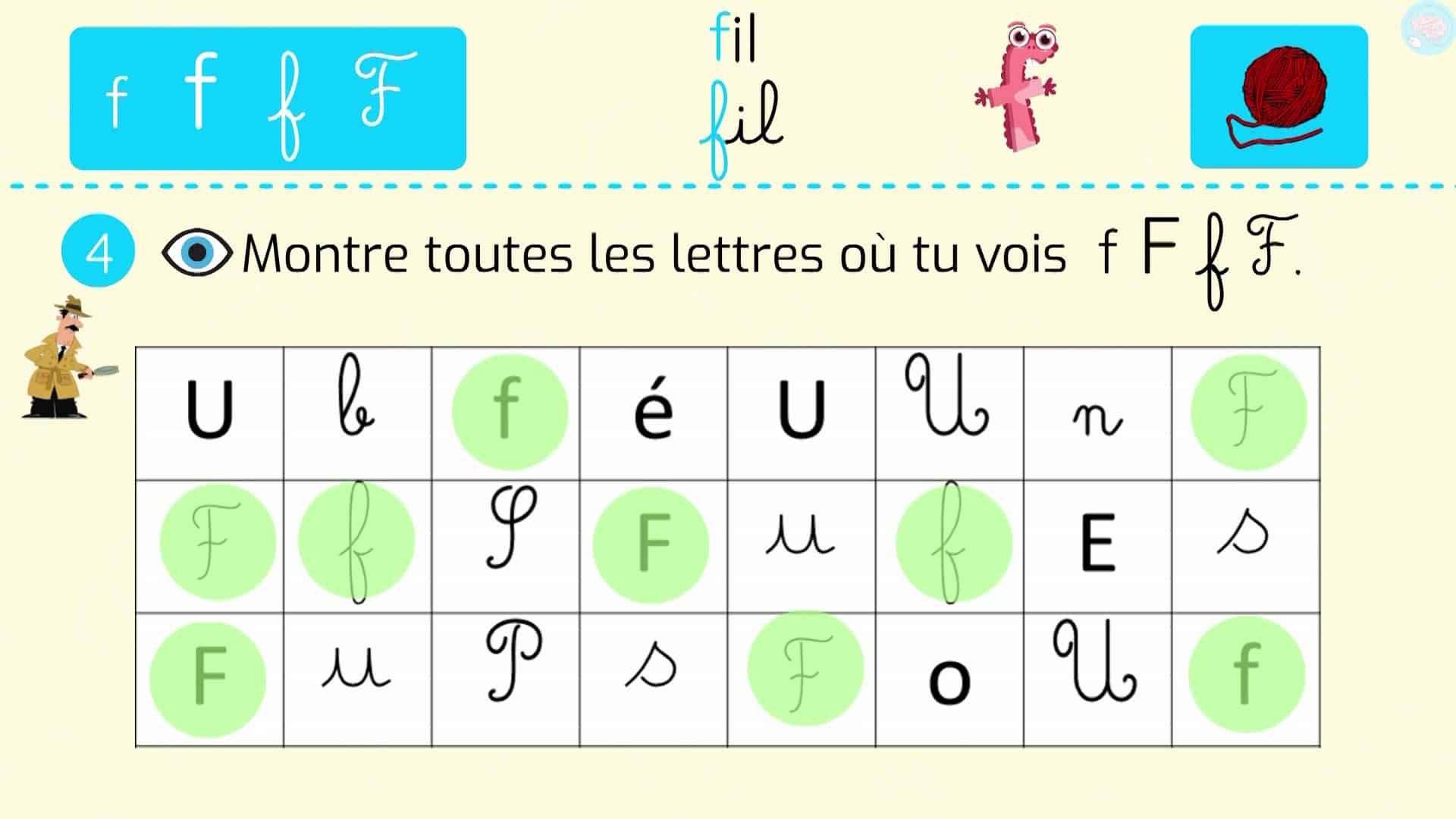 Le son f [f] le prononcer et le reconnaître en CP - Maître Lucas