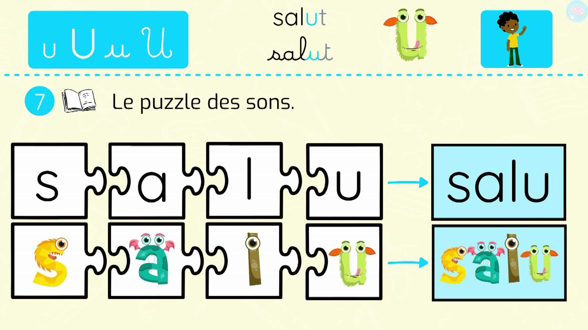 Le son u [y] le prononcer et le reconnaître en CP - Maître Lucas
