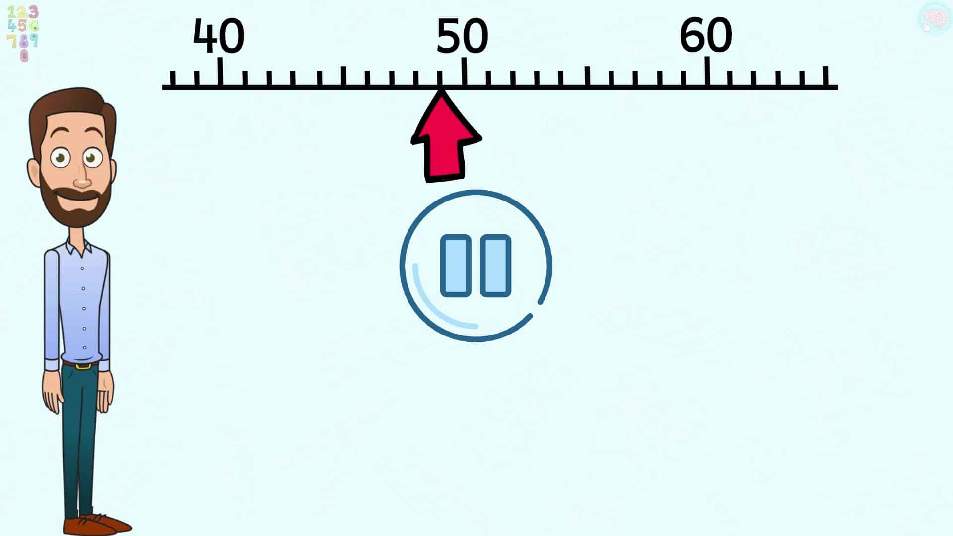 Utiliser une droite graduée intercaler des nombres CE1 CE2 - Maître Lucas
