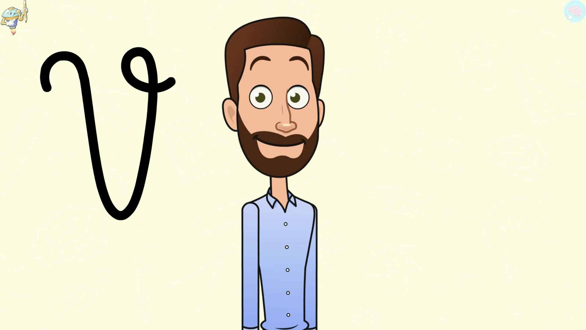 L'écriture de la lettre V en majuscule cursive pour les CE1 - Maître Lucas