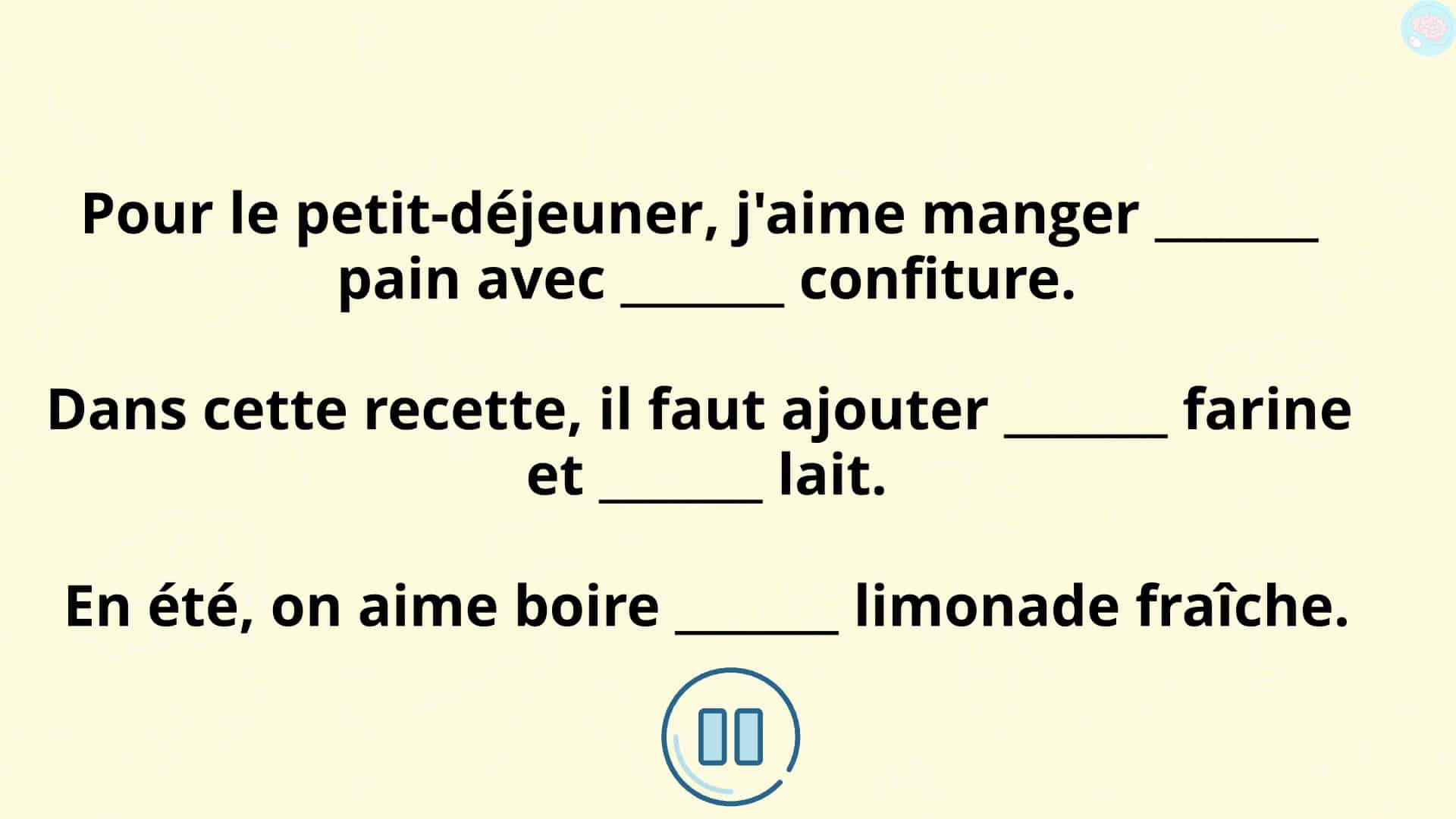 Les articles partitifs, comment les identifier ? CM1 CM2 - Maître Lucas